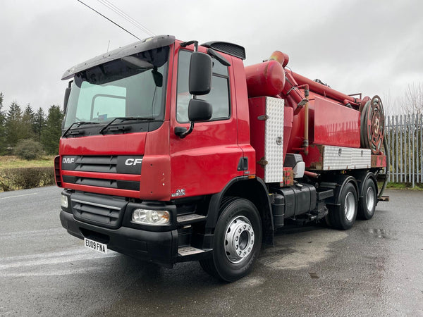 2009 DAF CF75 360 6x4 Vaccum Tanker & Jetter – MSM Commercials